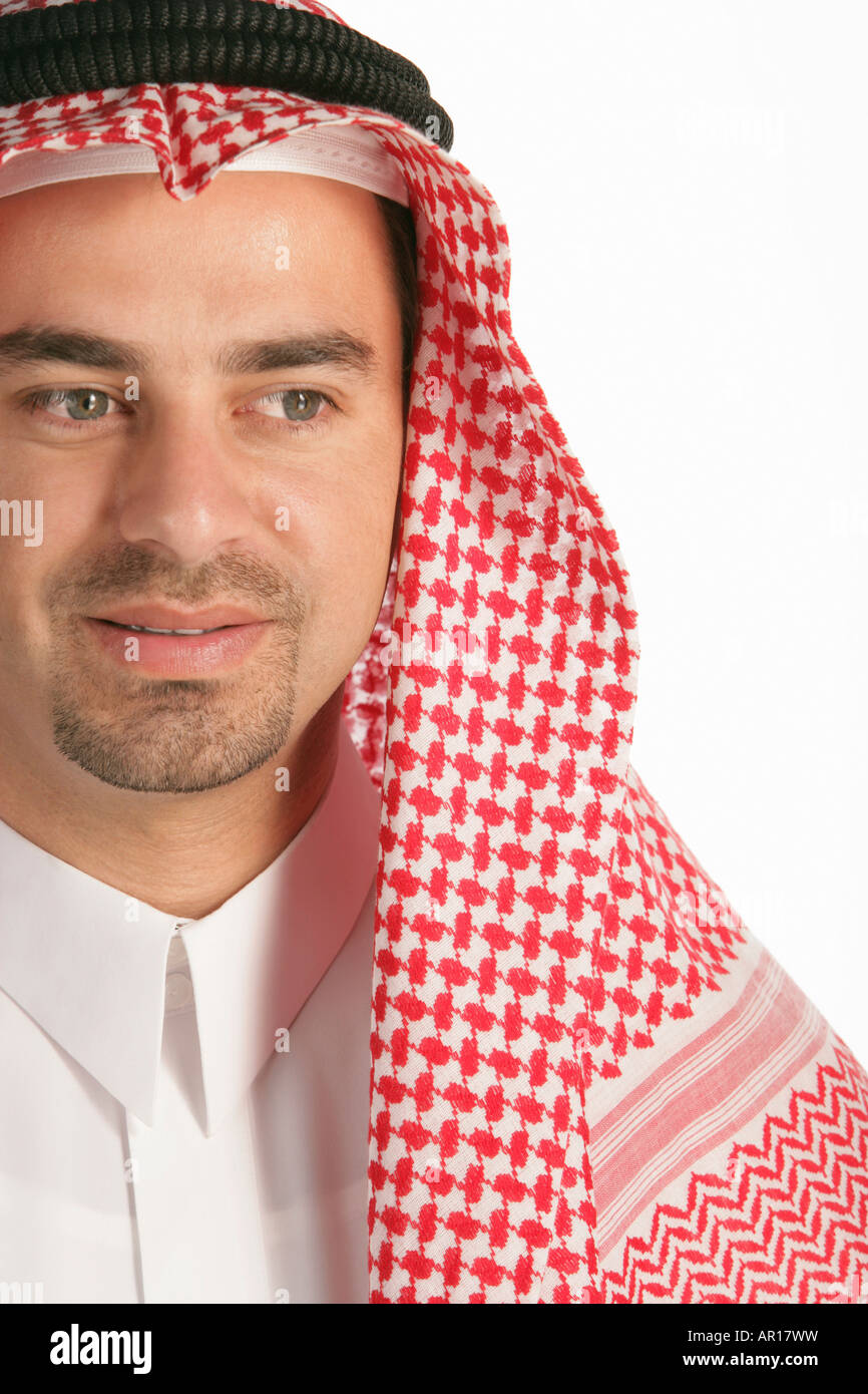 Arab man looking at the camera Stock Photo - Alamy