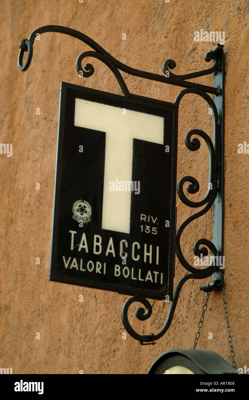 Tabacchi sign hi-res stock photography and images - Alamy
