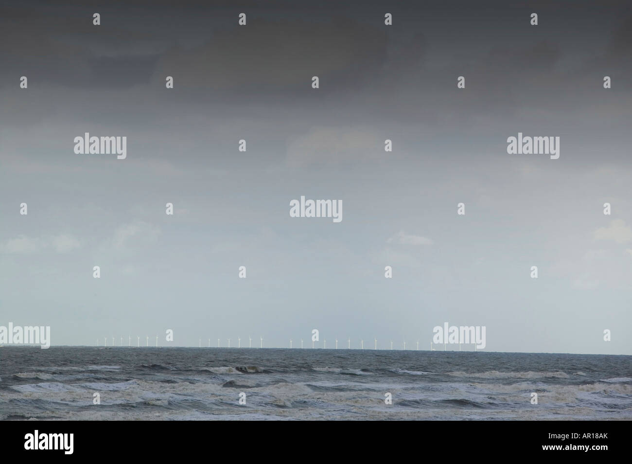 Wind farm in morecambe bay hi-res stock photography and images - Alamy