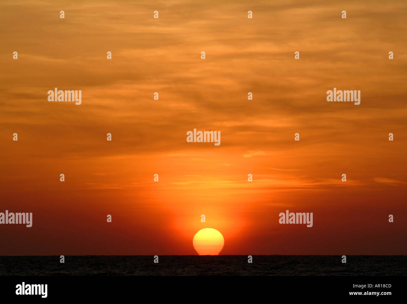 Sunset Beach at Colva South Goa India Stock Photo - Alamy