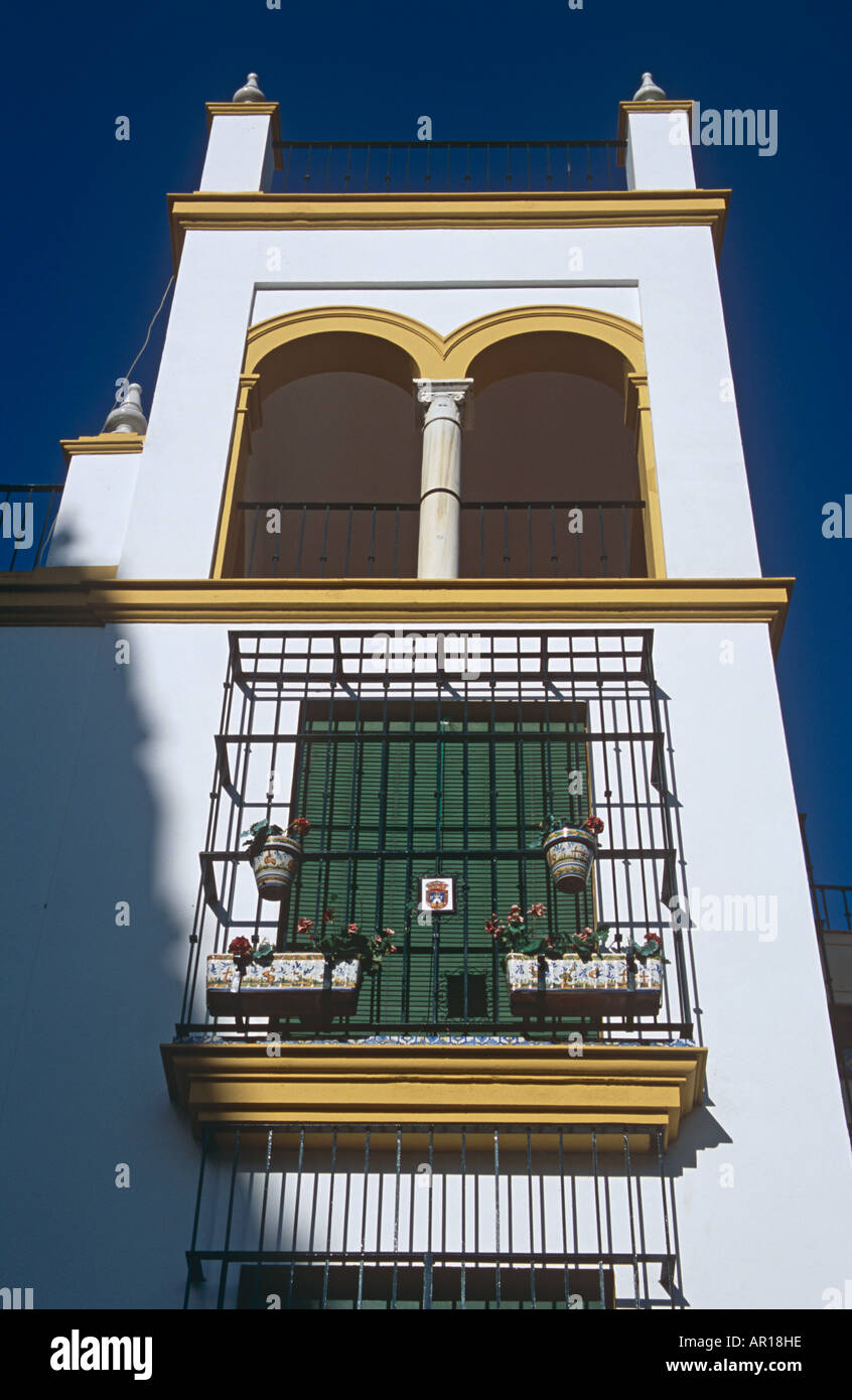 Blue painted wrought iron railings hi-res stock photography and images ...