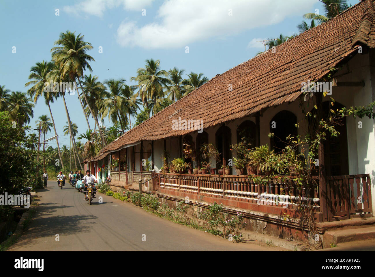 Typical Goan house Margao Goa India Stock Photo - Alamy