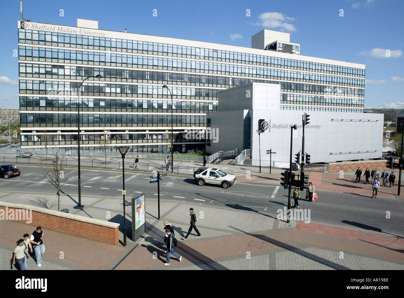 Sheffield Hallam University on Arundle Gate Sheffield South Yorkshire ...