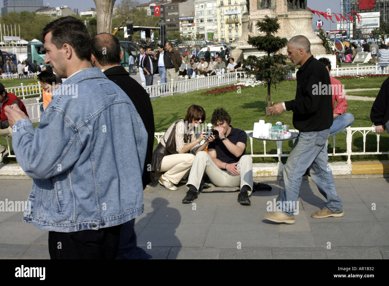 tourists in Istanbul Stock Photo - Alamy