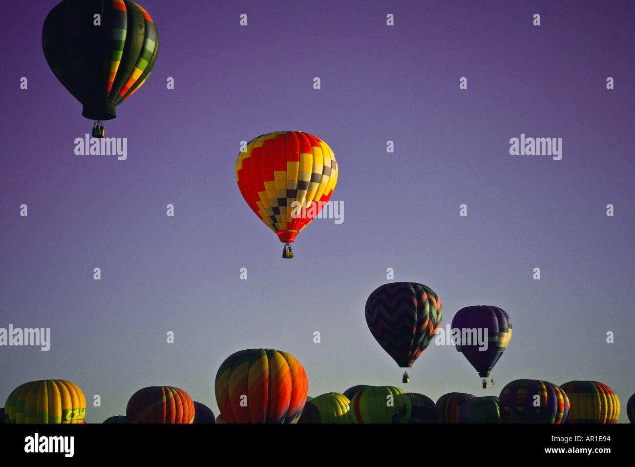 Balloons rise into sky during early morning ascension at International ...