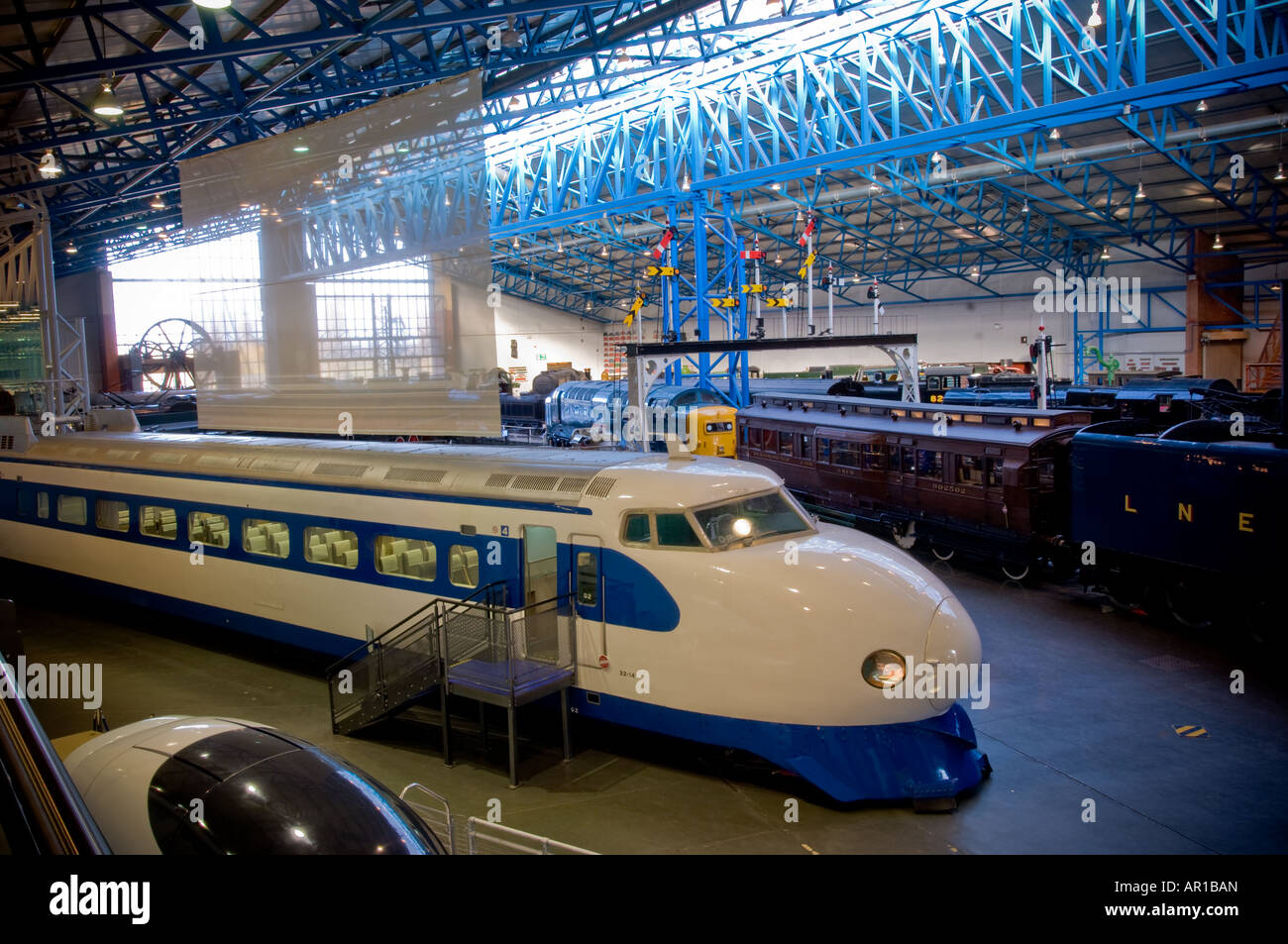 Shinkansen Japanese Bullet Train at the National Railway Museum NRM ...