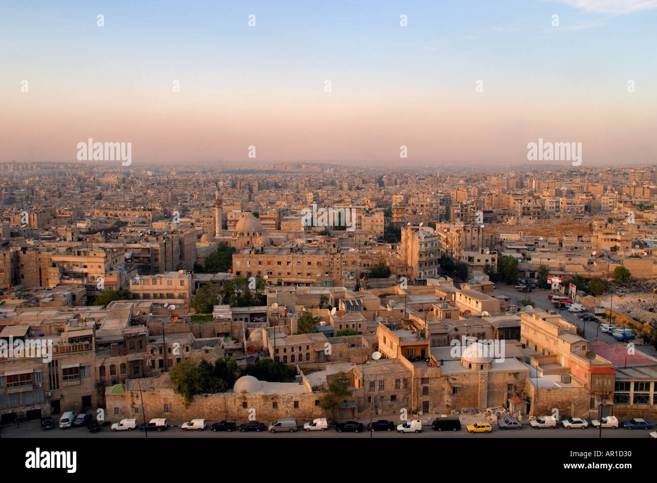 View from the citadel of Aleppo Stock Photo - Alamy
