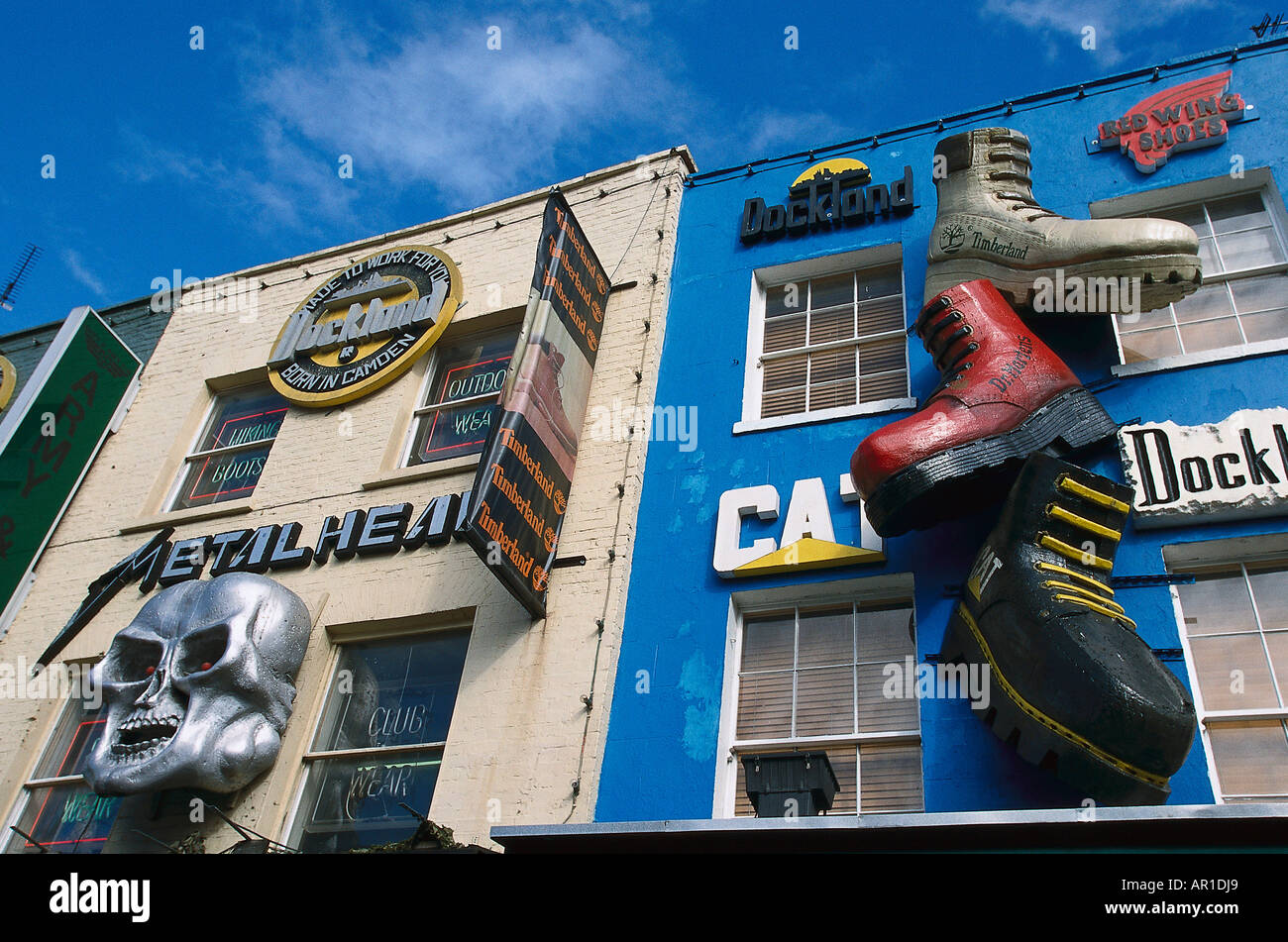 Shops, Camden High Street, Camden Town London, United Kingdom Stock ...