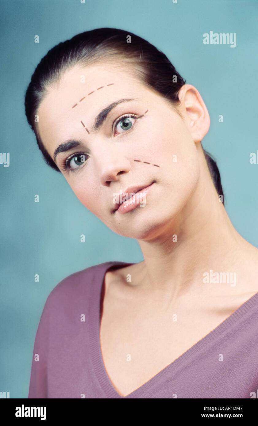 indoor studio close up woman young girl 25 30 brunette smile smiling ...