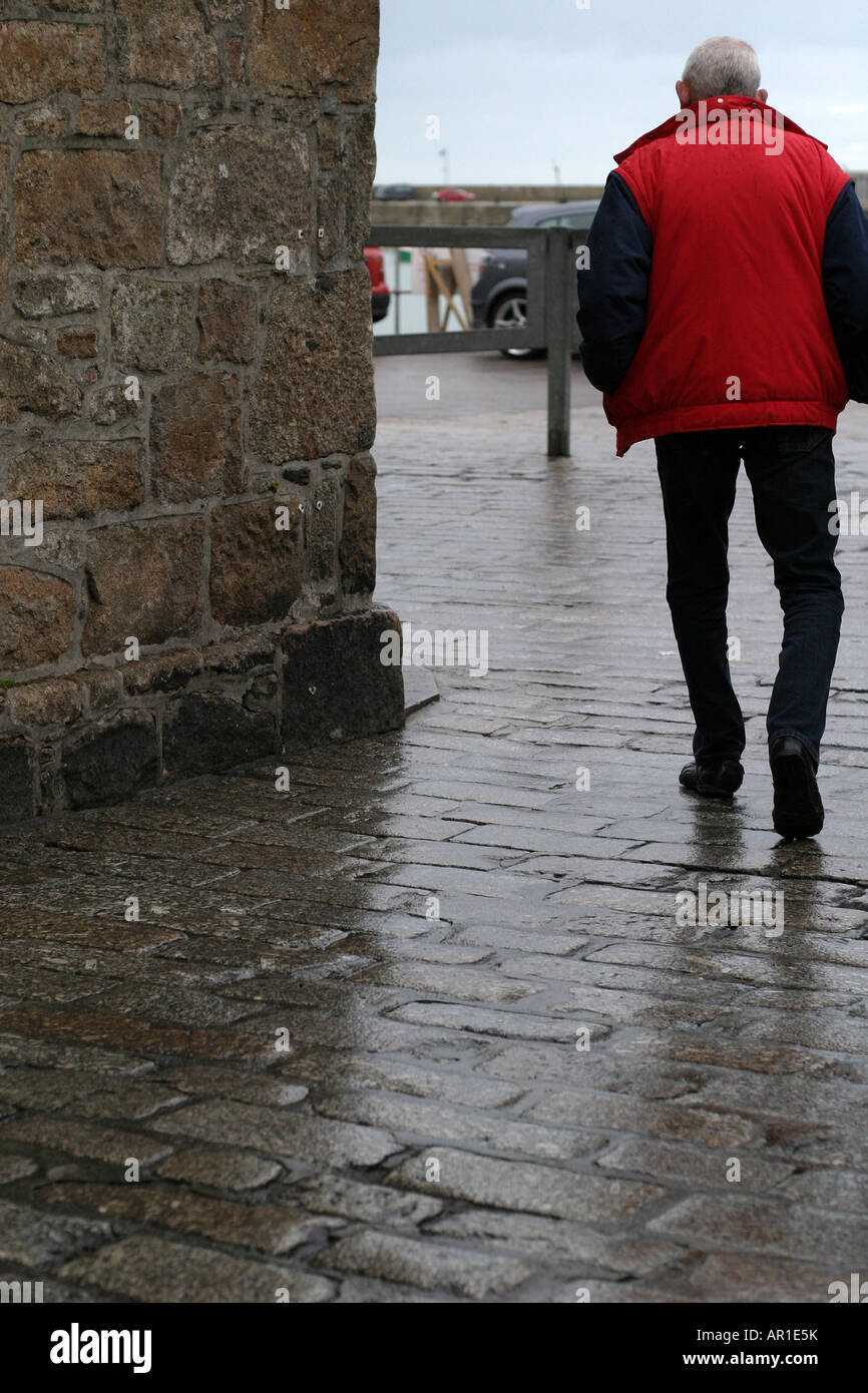 Bandy legged Man Stock Photo - Alamy