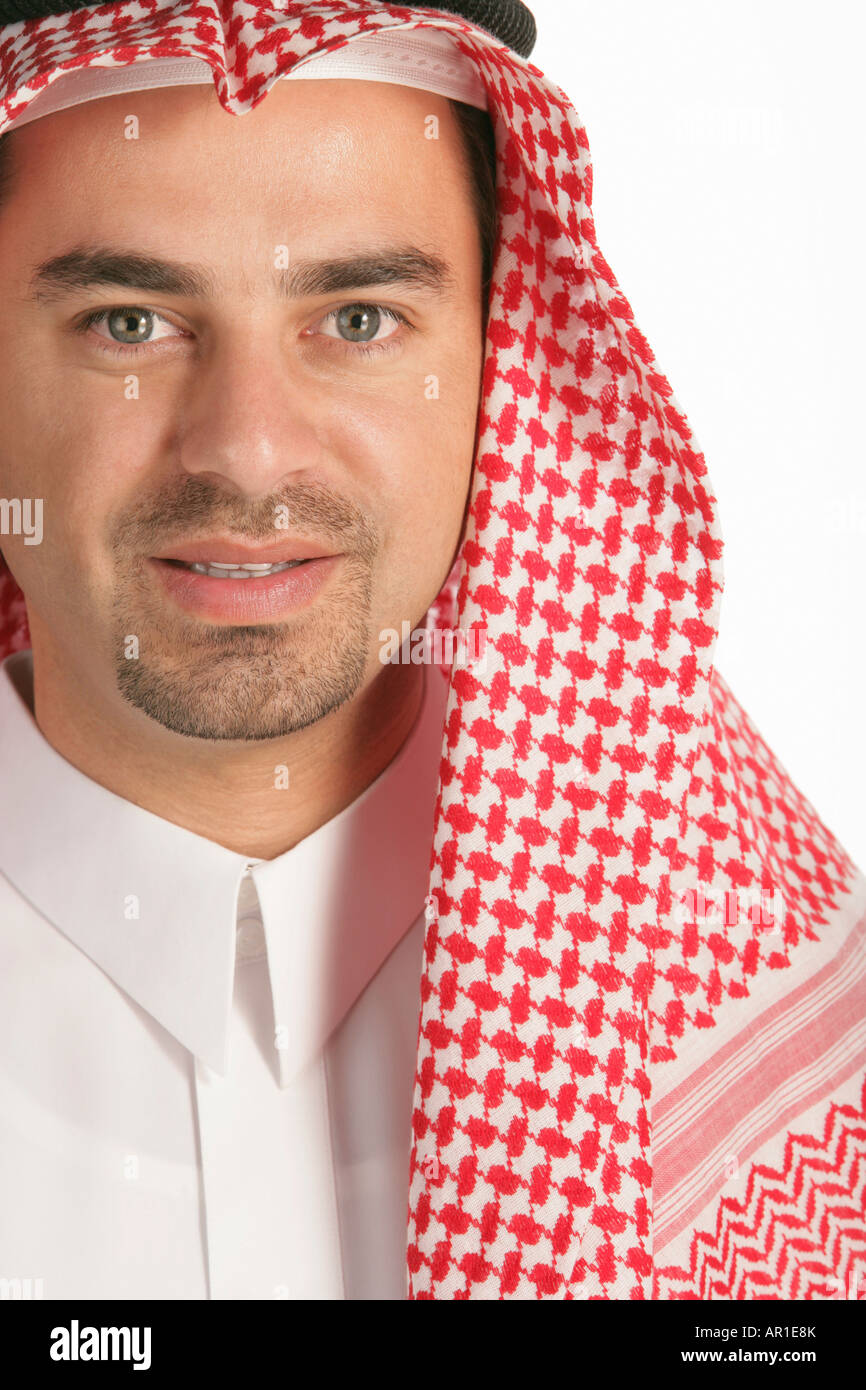 Arab man looking at the camera Stock Photo - Alamy
