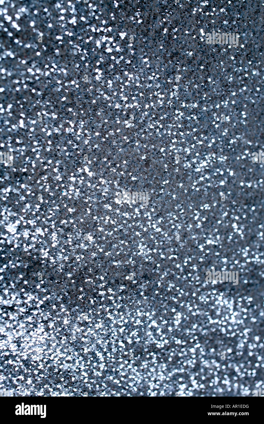 Silver glitter hi-res stock photography and images - Alamy