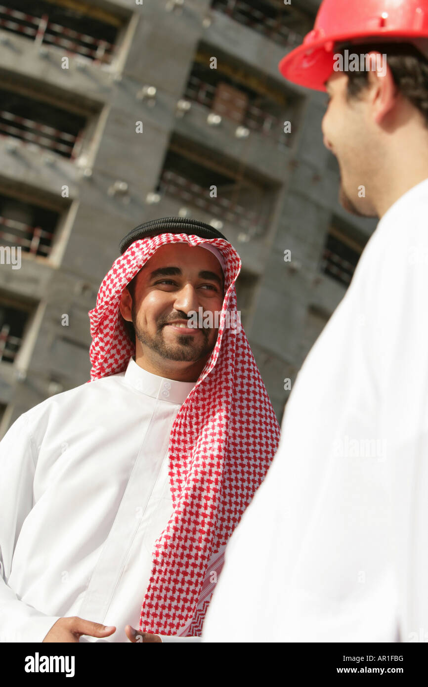 Arab Businessmen on the construction site Stock Photo - Alamy