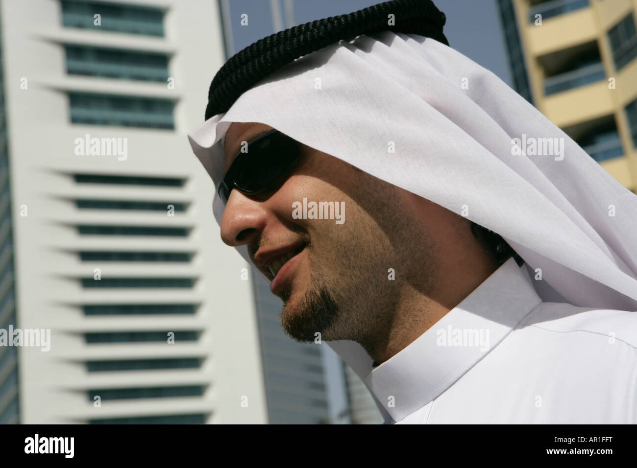 Arab Men outside the building Stock Photo - Alamy