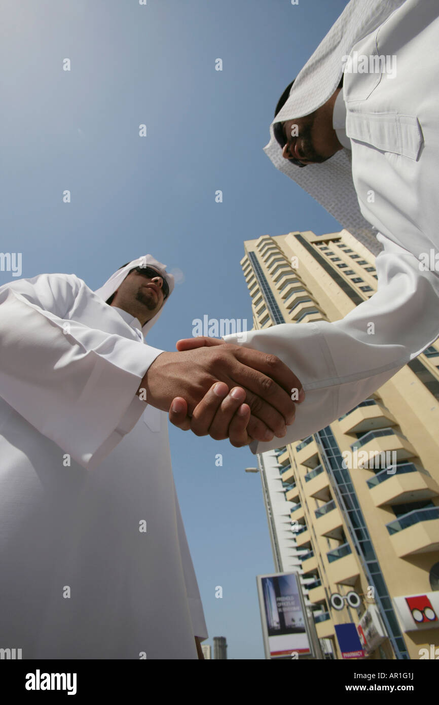 Arab Businessmen shaking hands Stock Photo - Alamy