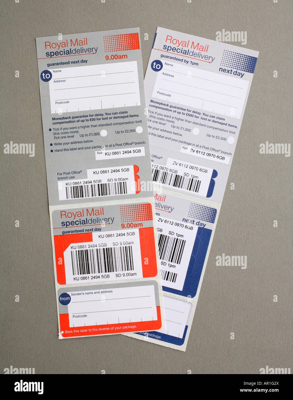 Royal Mail Special Delivery Labels Stock Photo Alamy Royal Mail Special Delivery Labels Stock Photo Alamy
