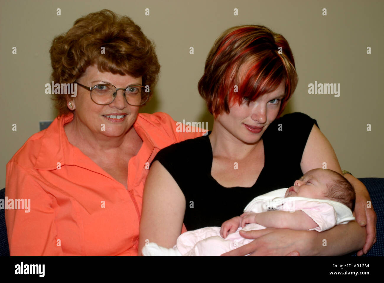 FAMILY Three generations Stock Photo - Alamy