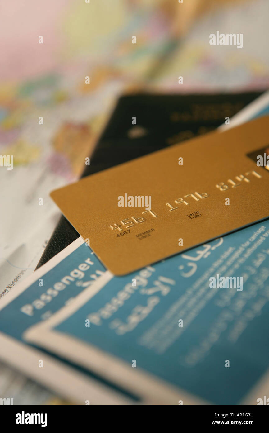 Credit Card and Newspaper Stock Photo - Alamy