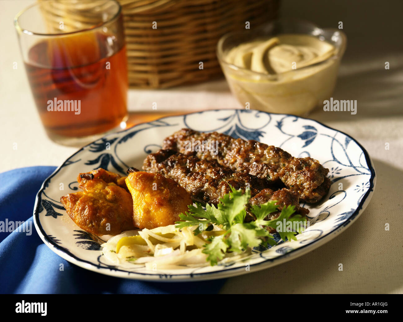 Arabic Food - Kebabs Stock Photo - Alamy