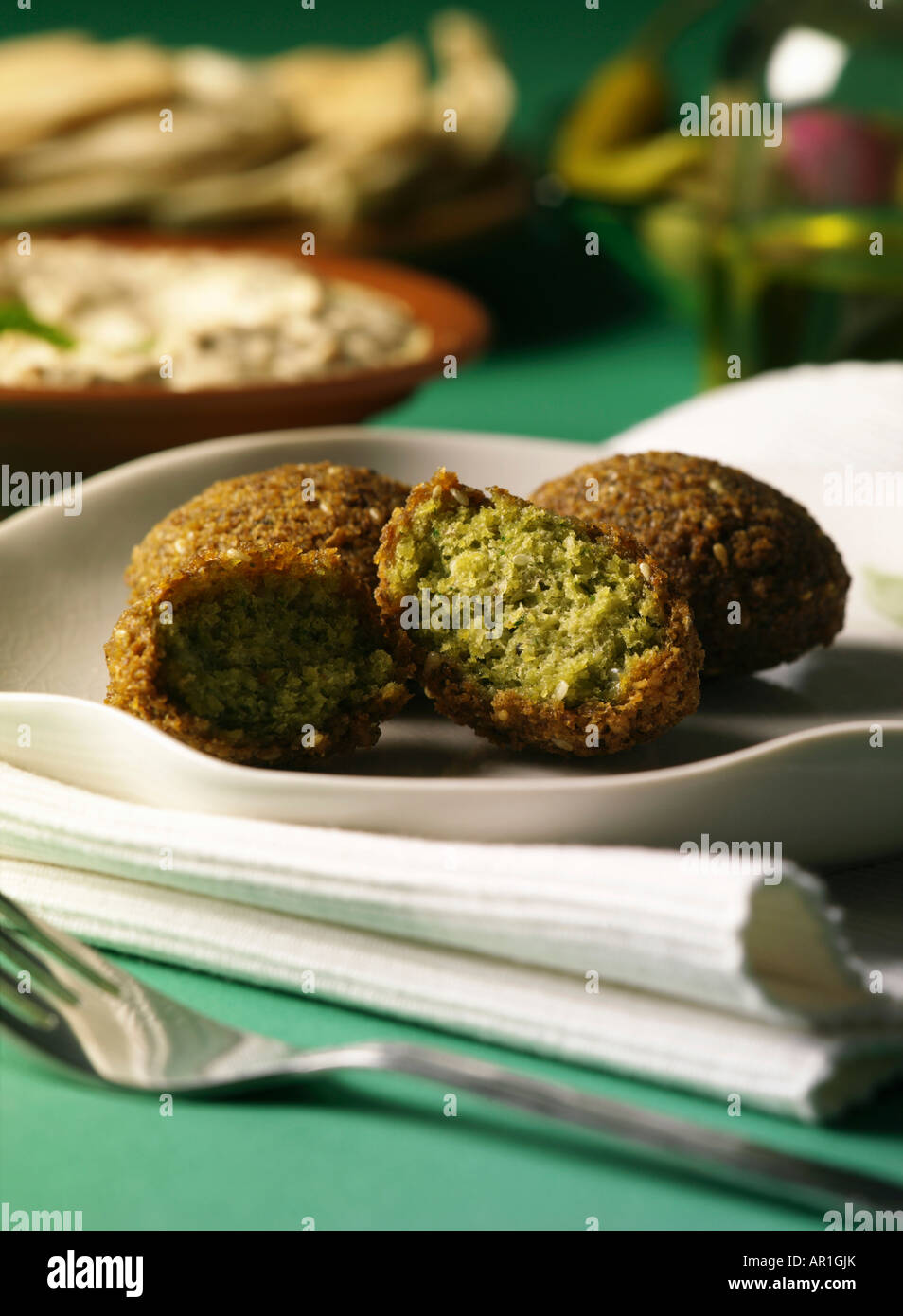 Arabic Food - Falafel Stock Photo - Alamy