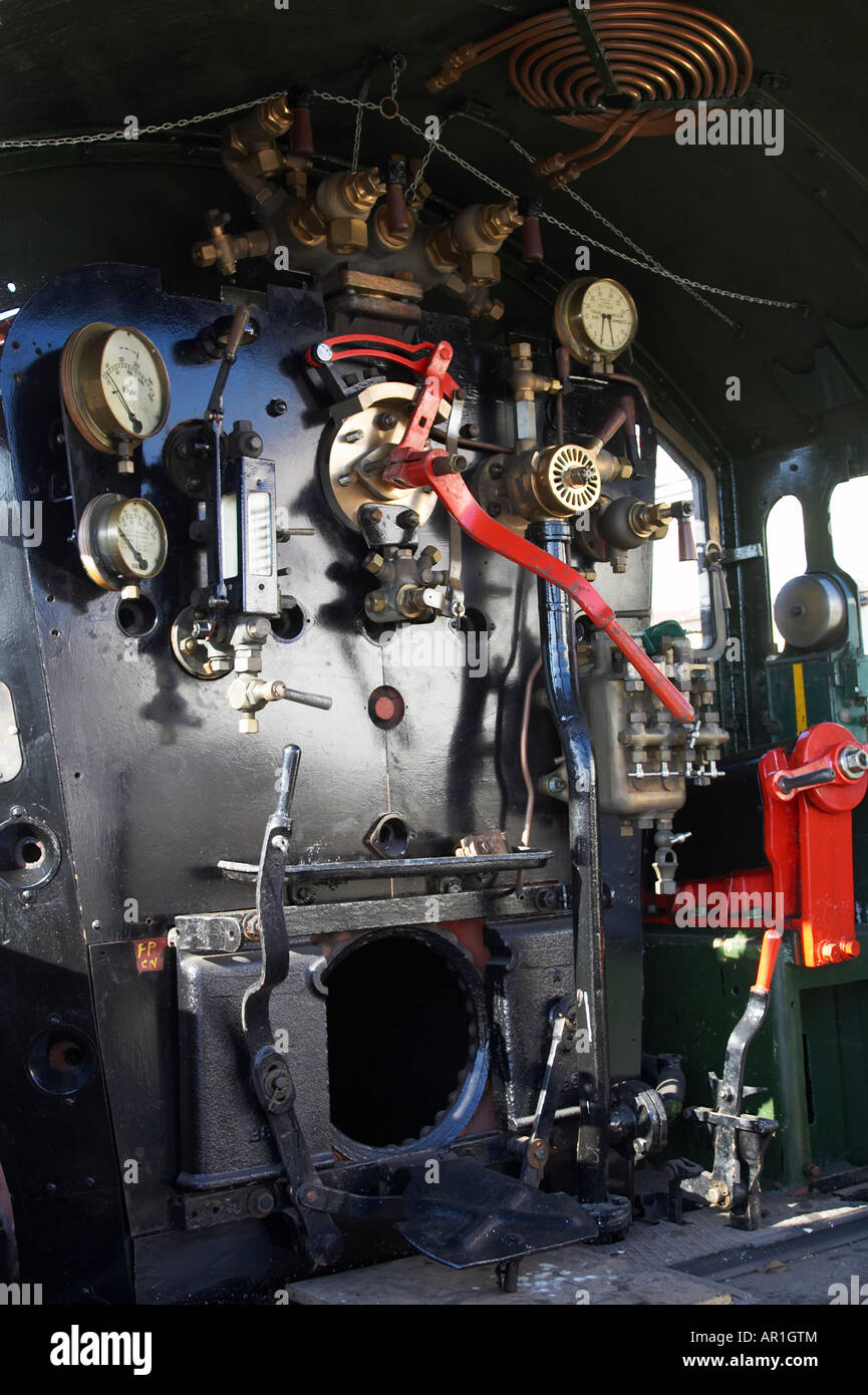 Gauges cab steam locomotive hi-res stock photography and images - Alamy