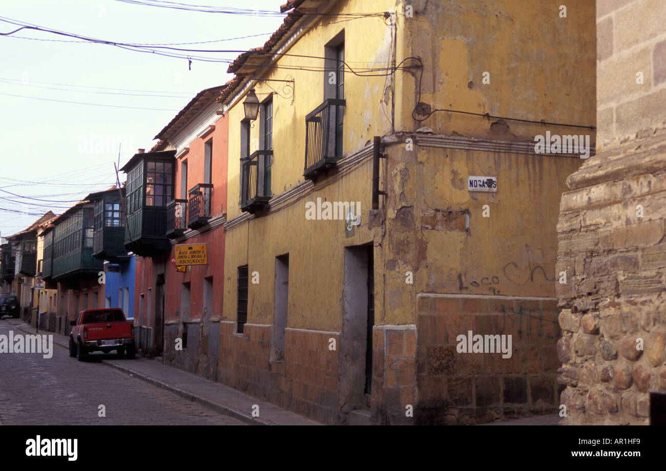Colonial houses potosi bolivia hi-res stock photography and images - Alamy