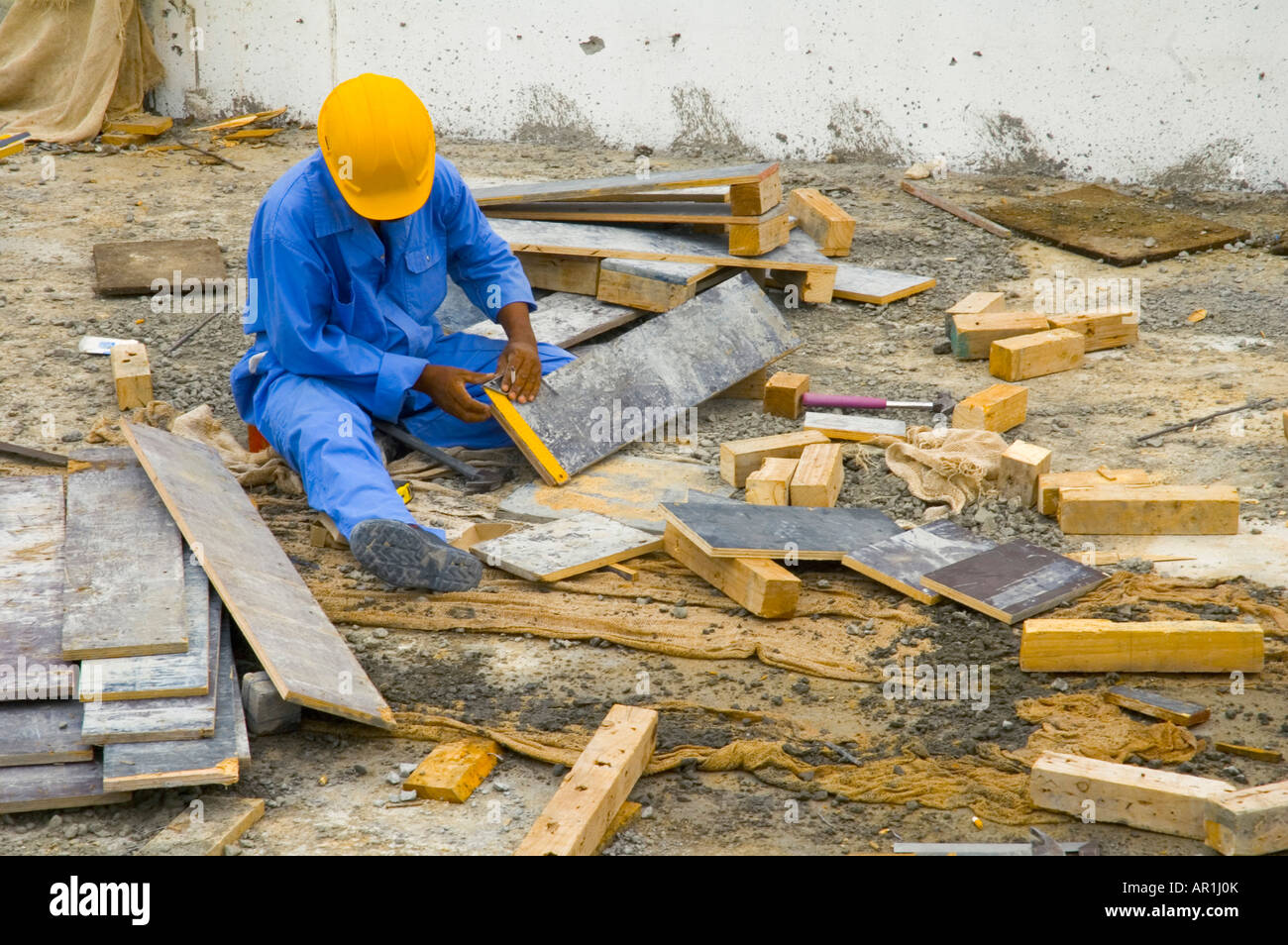 View of the construction workers busy on their work Stock Photo - Alamy