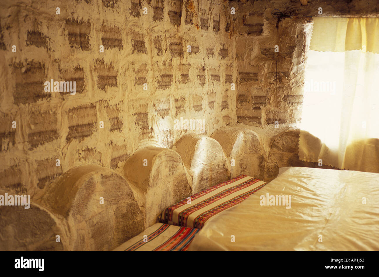 Interior of the Salt hotel Salar de Uyuni Bolivia The largest and ...