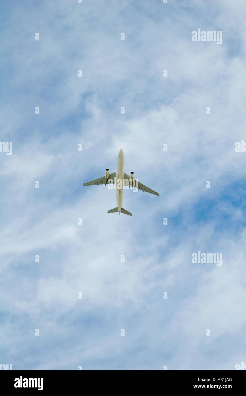 Aerial view of an airplane Stock Photo - Alamy