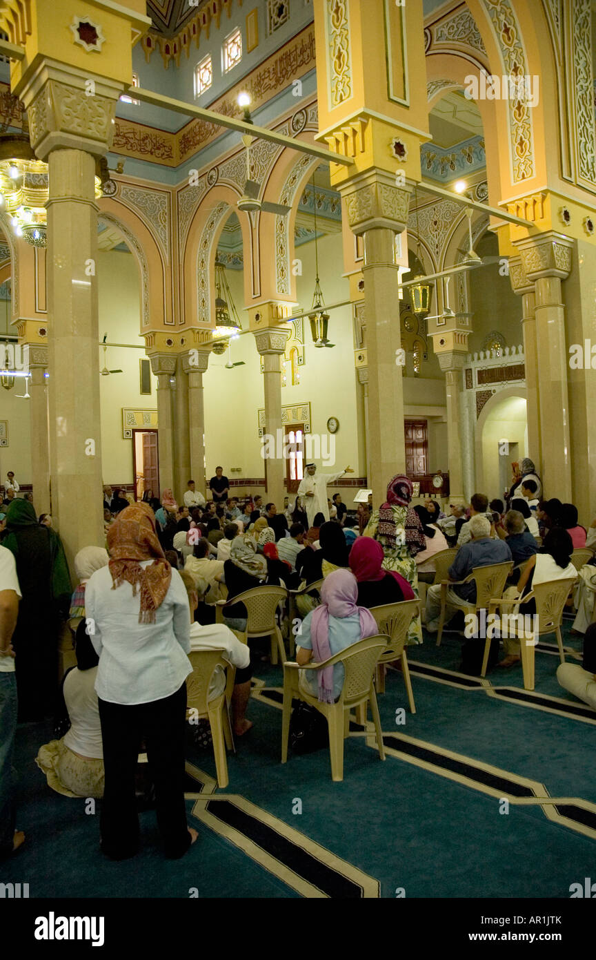 People gathered inside the mosque Stock Photo - Alamy