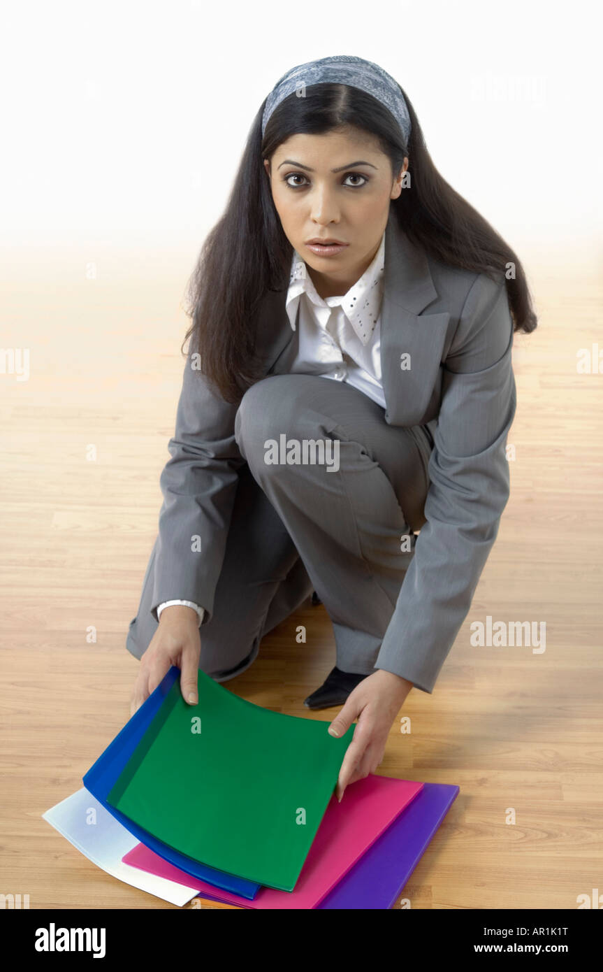 Arab Lady with computer Stock Photo - Alamy