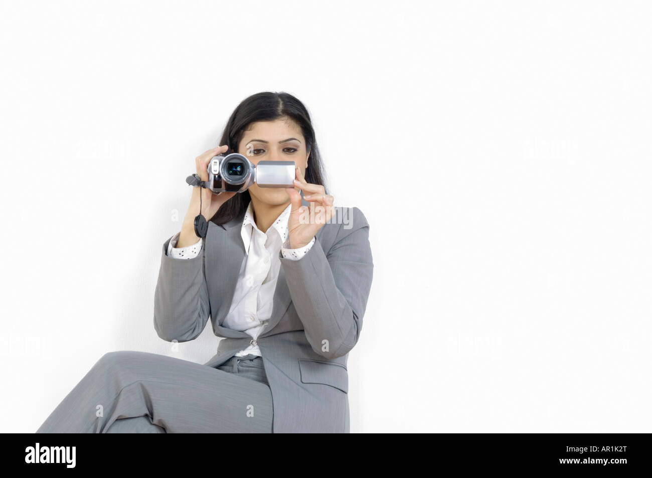 Arab Lady with computer Stock Photo - Alamy