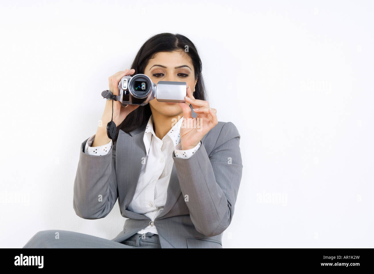 Arab Lady with computer Stock Photo - Alamy