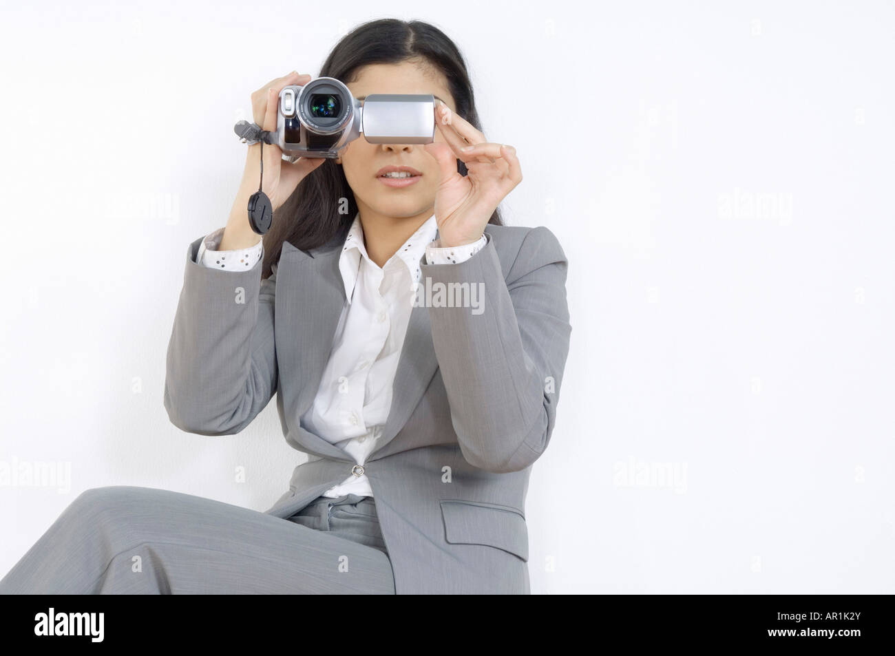 Arab Lady with computer Stock Photo - Alamy