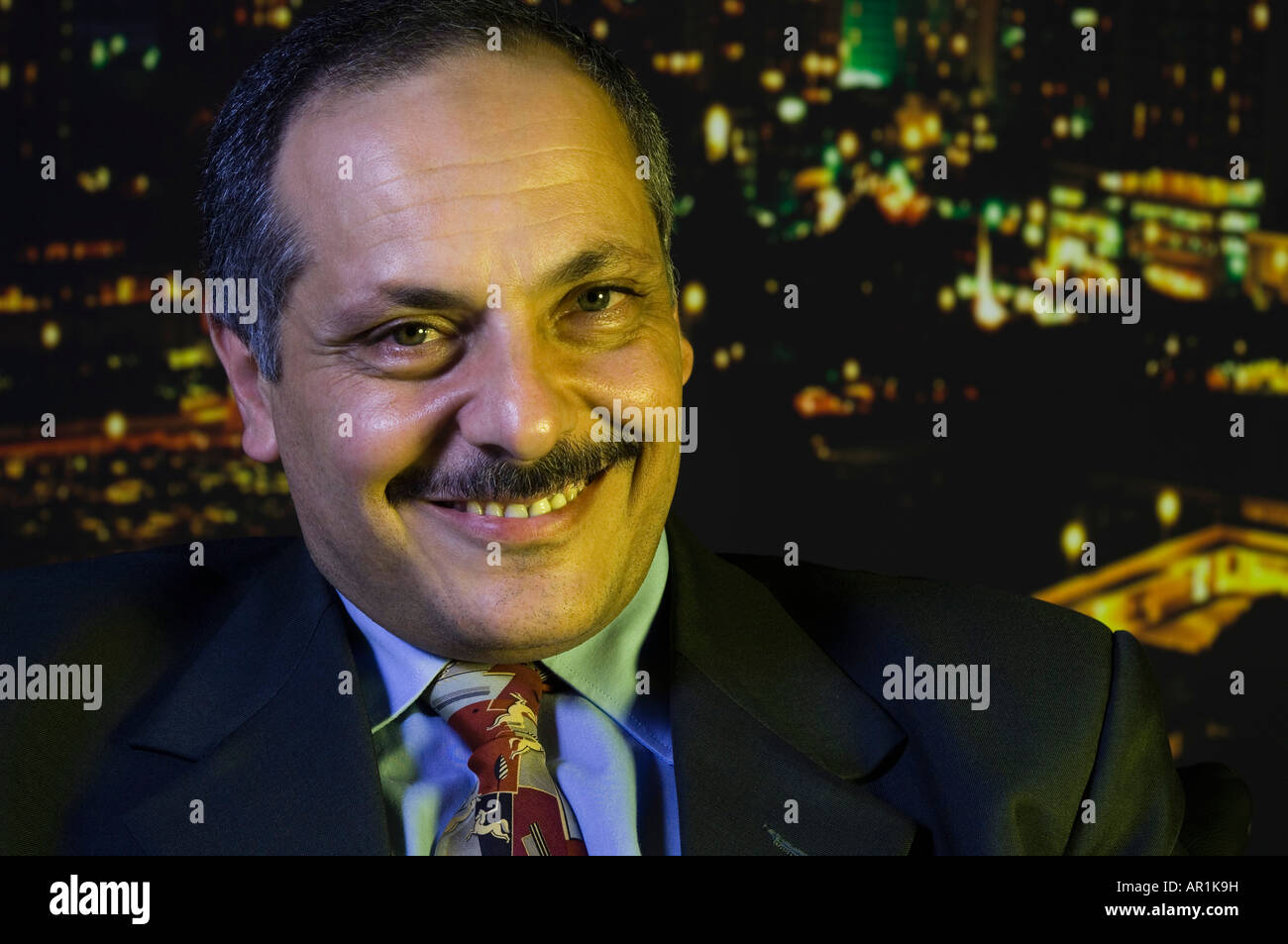 Senior Executive smiling Stock Photo - Alamy