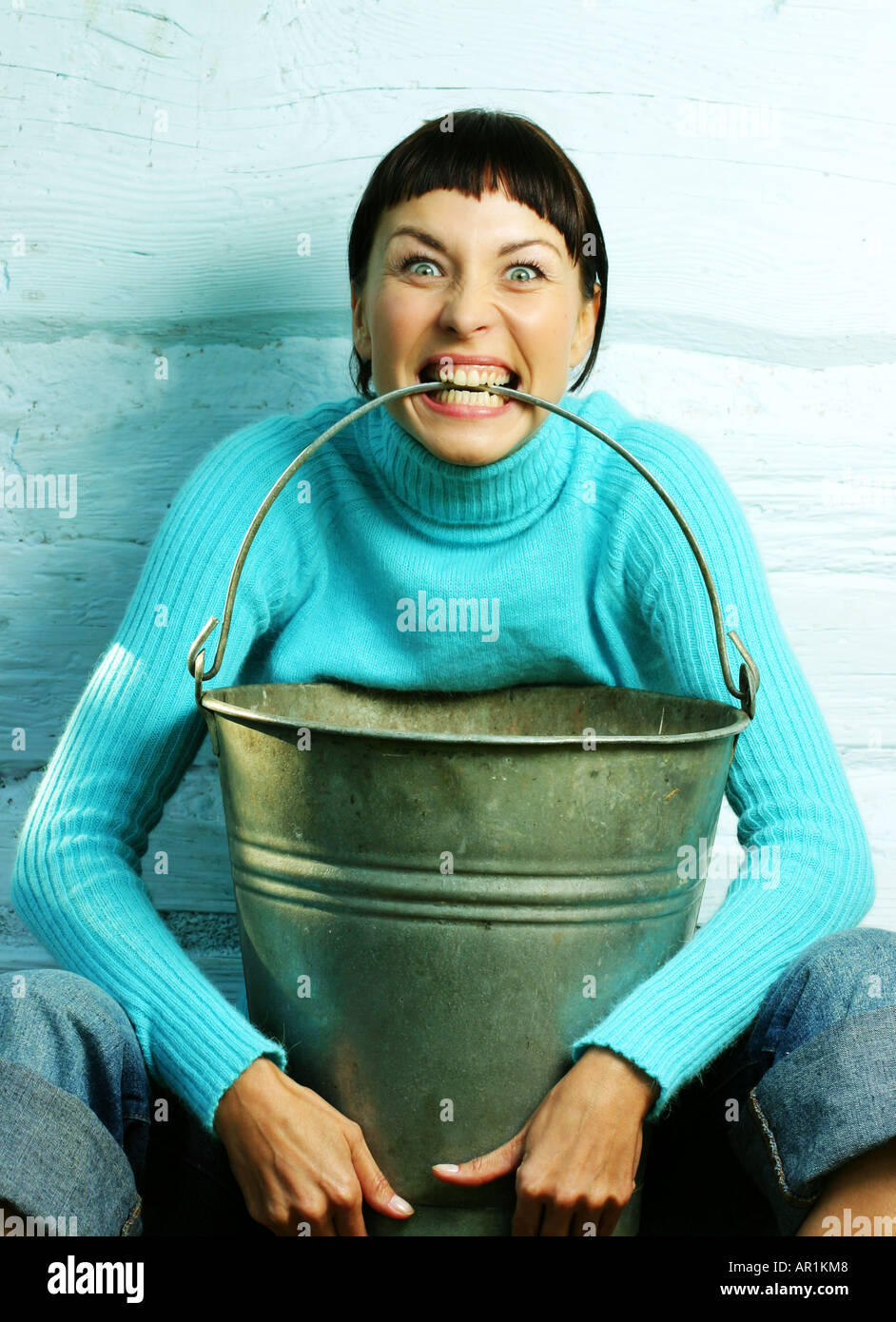 Forelock woman hi-res stock photography and images - Alamy