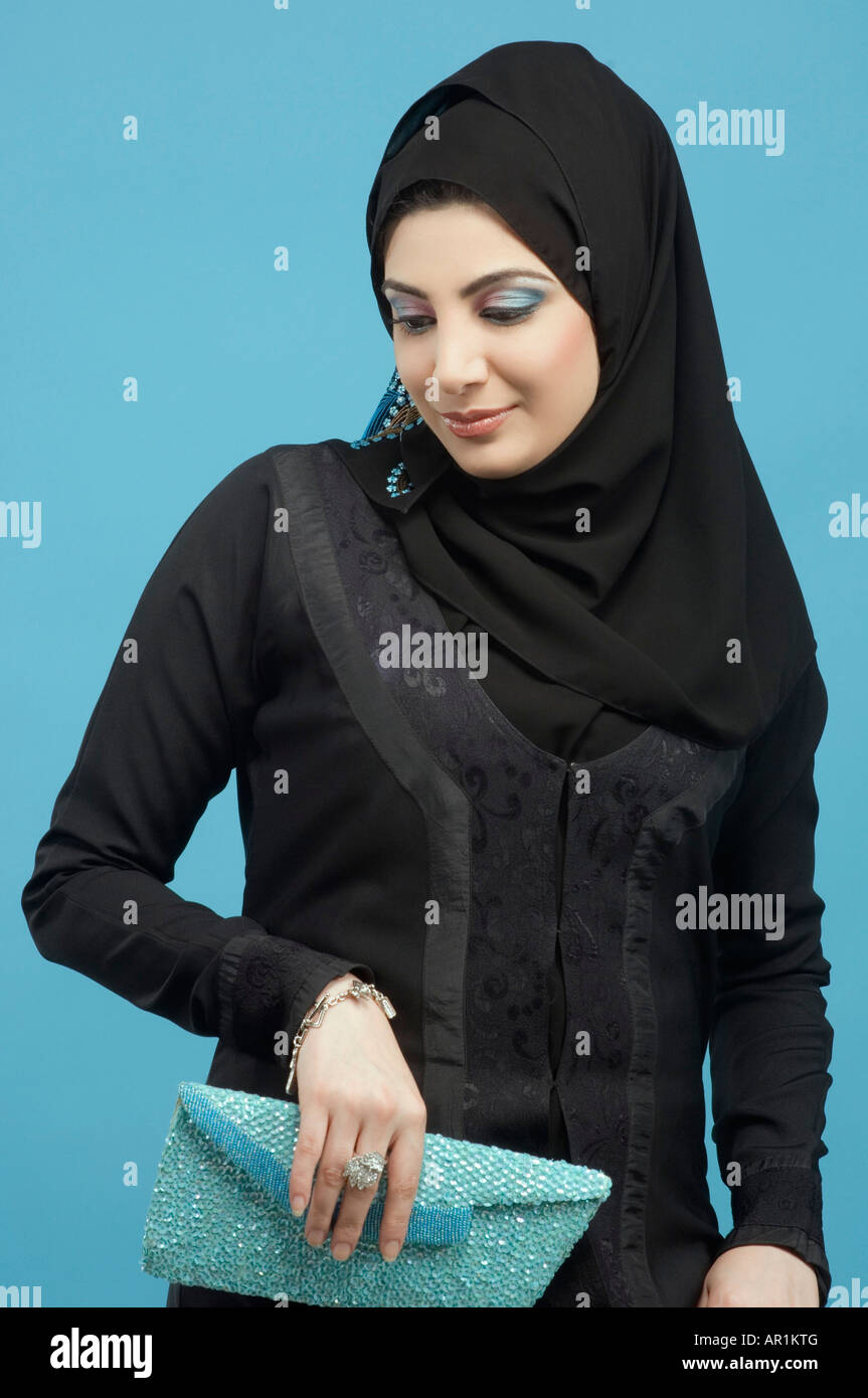 Arab Lady smiling Stock Photo - Alamy