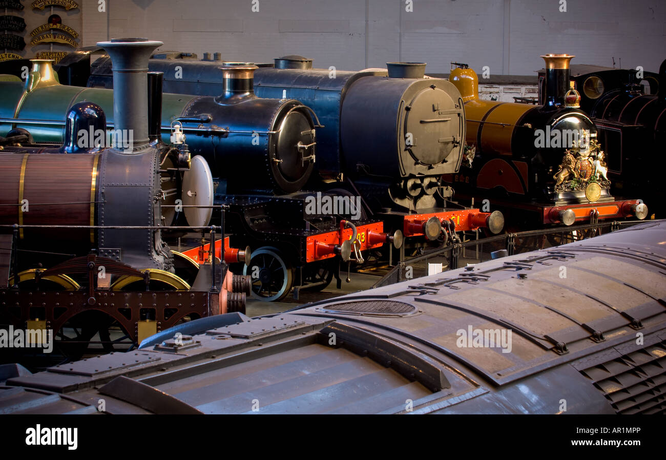Steam Engines at the National Railway Museum NRM York Stock Photo - Alamy