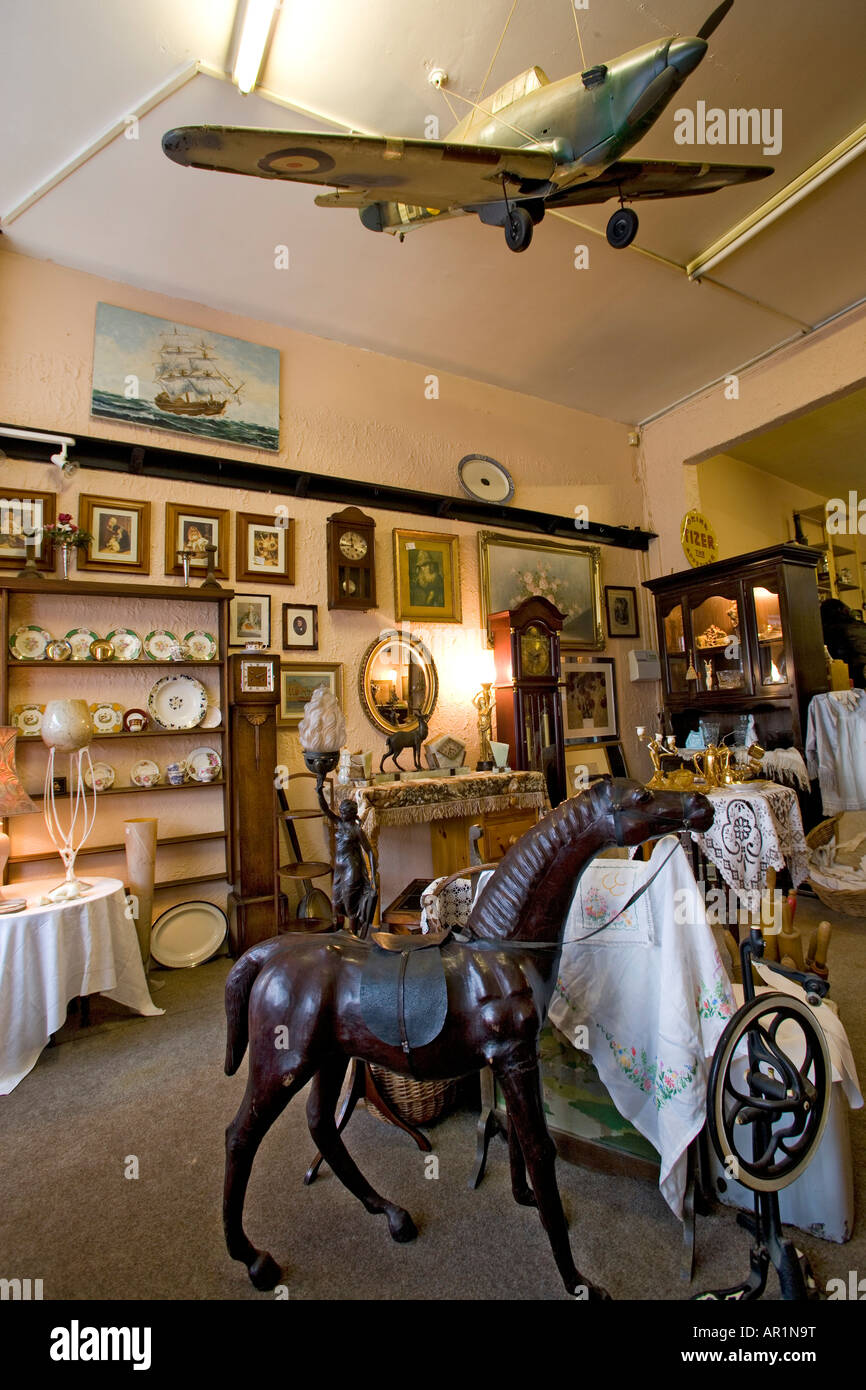 interior of an antique shop Stock Photo - Alamy