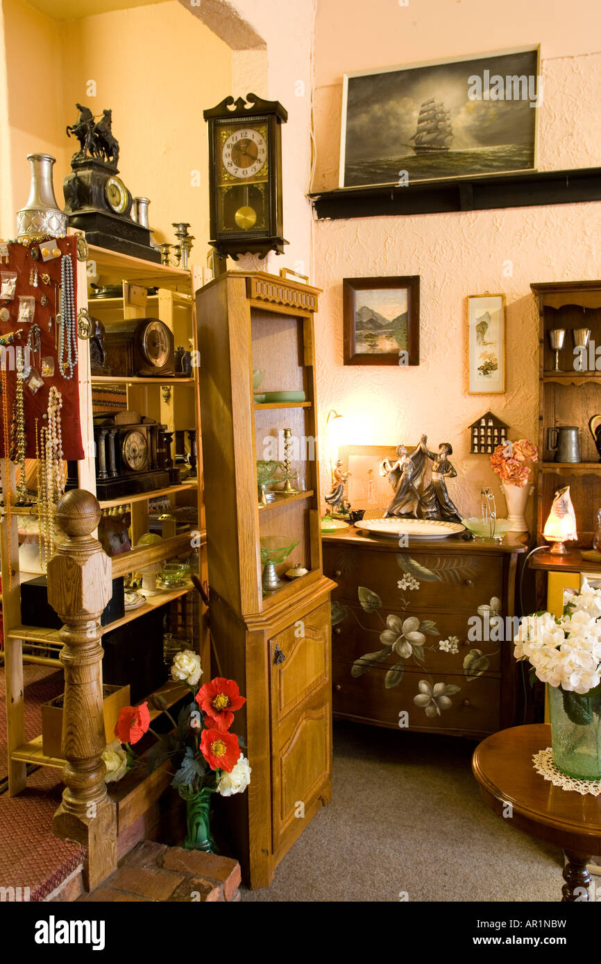 interior of an antique shop Stock Photo - Alamy