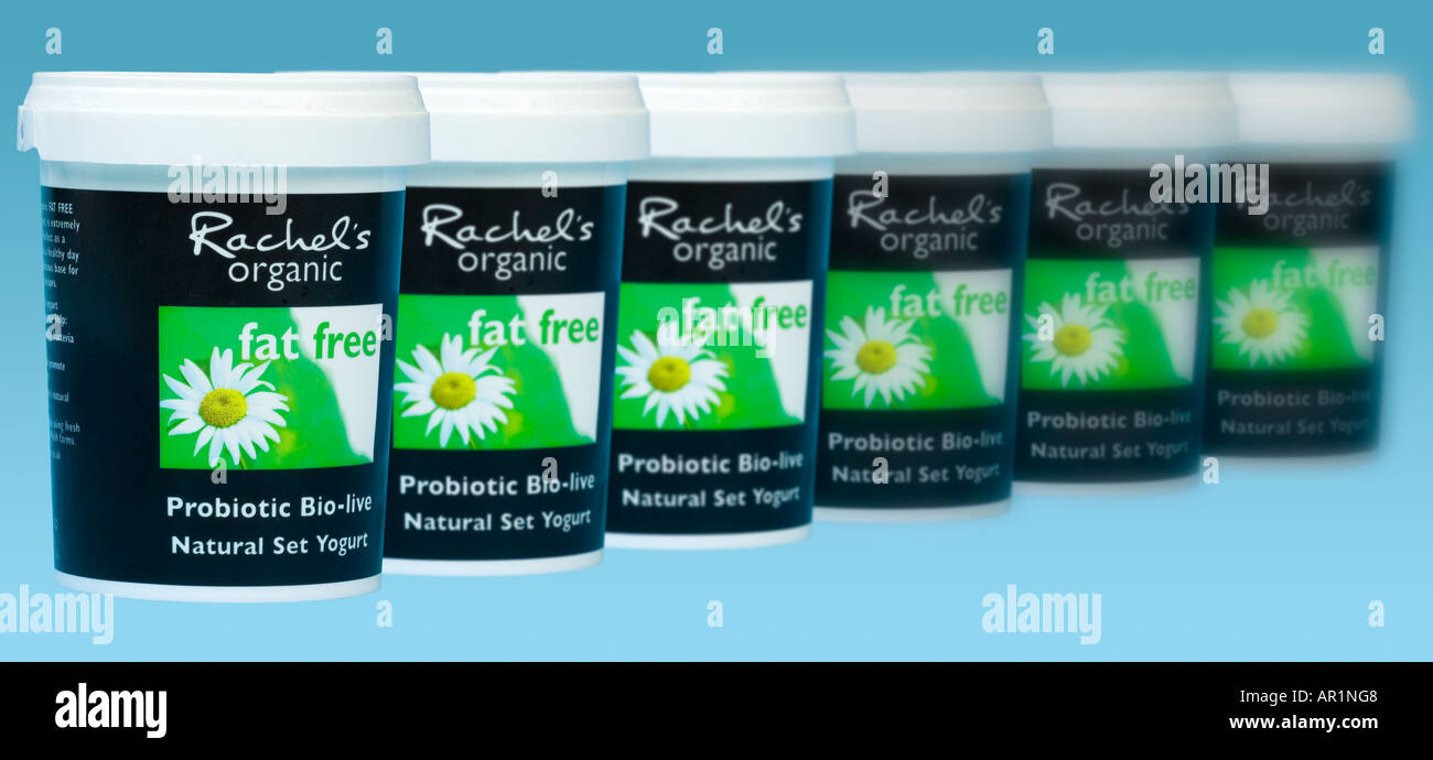 Organic healthy probiotic bio live natural set yogurt packaging activia ...