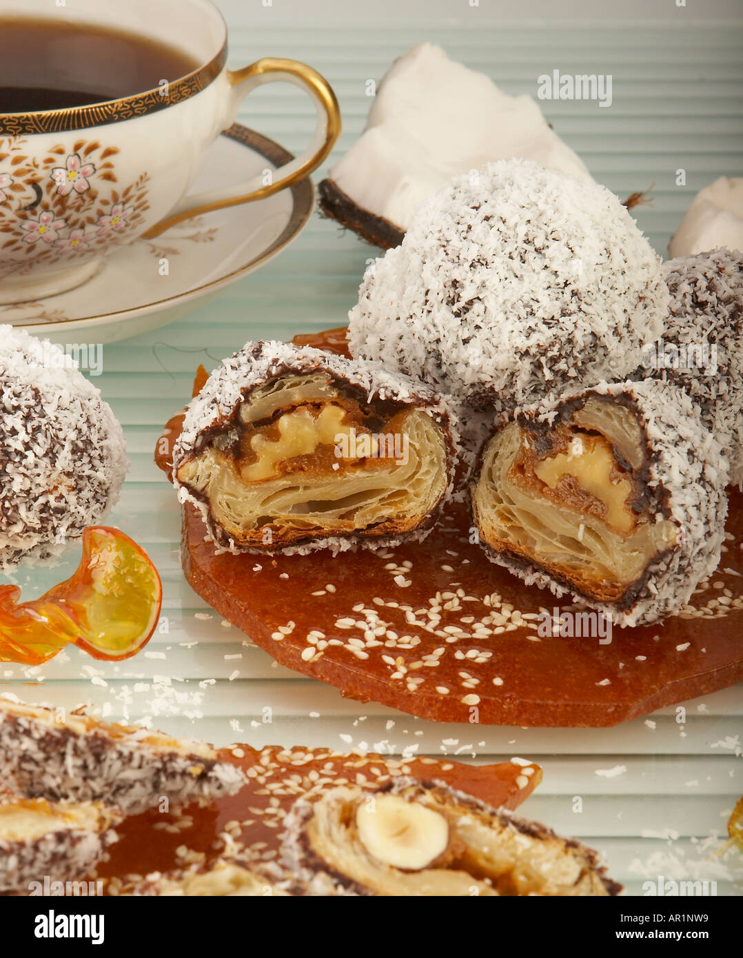 Coco small balls Stock Photo - Alamy