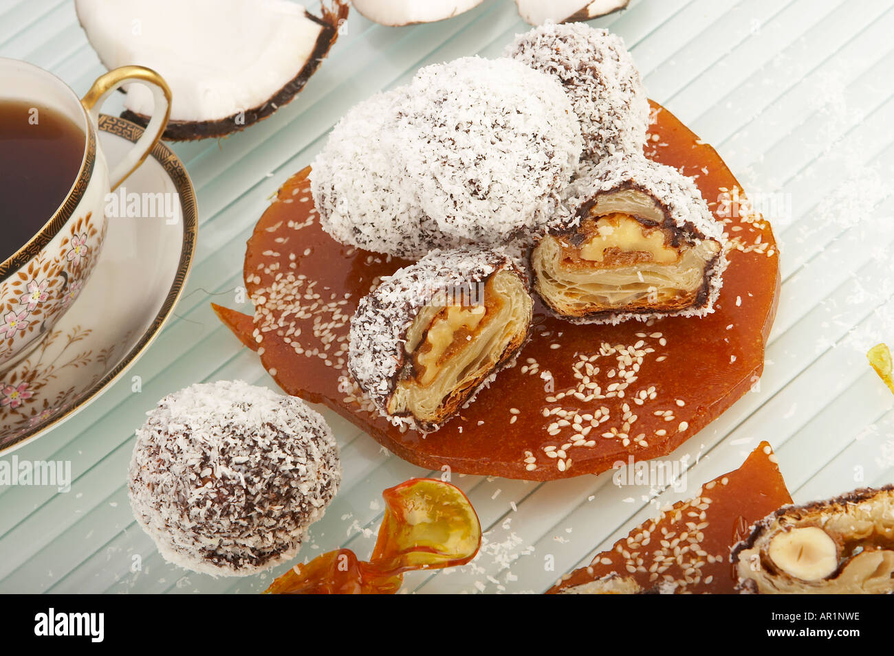 Coco small balls Stock Photo - Alamy