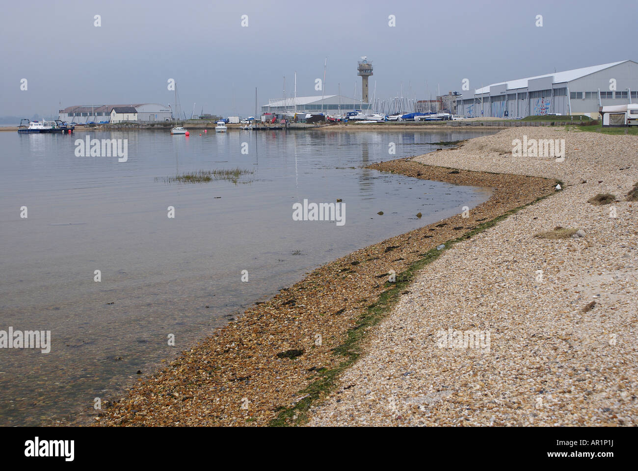 Calshot Spit in Hampshire Stock Photo - Alamy