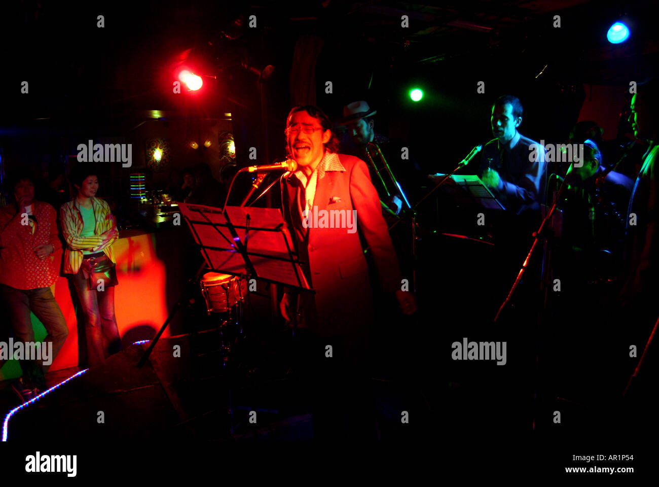 Andy and the Firecrackers performing at Metro Kyoto Japan Stock Photo ...