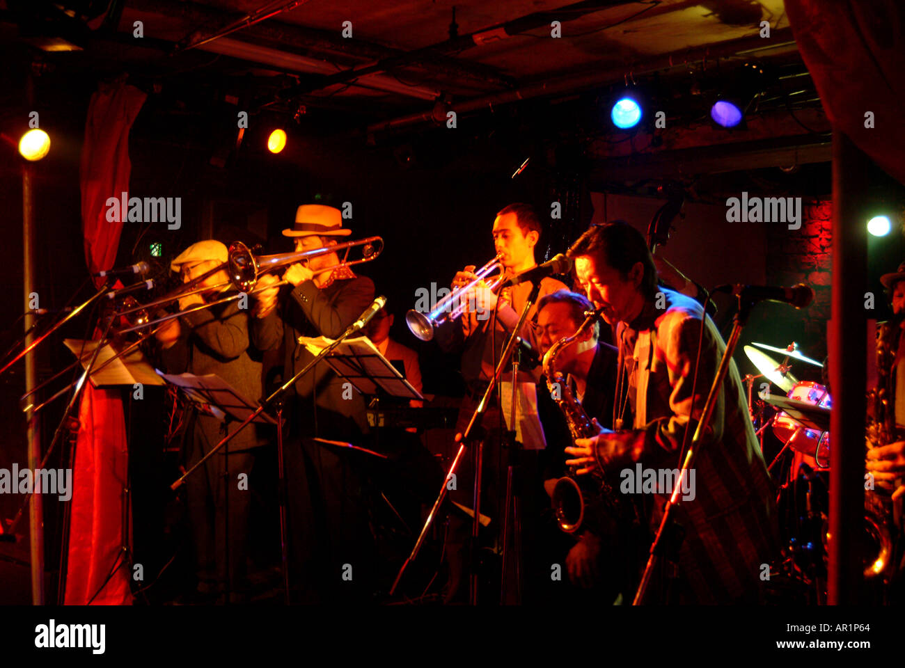 Andy and the Firecrackers performing at Metro Kyoto Japan Stock Photo ...