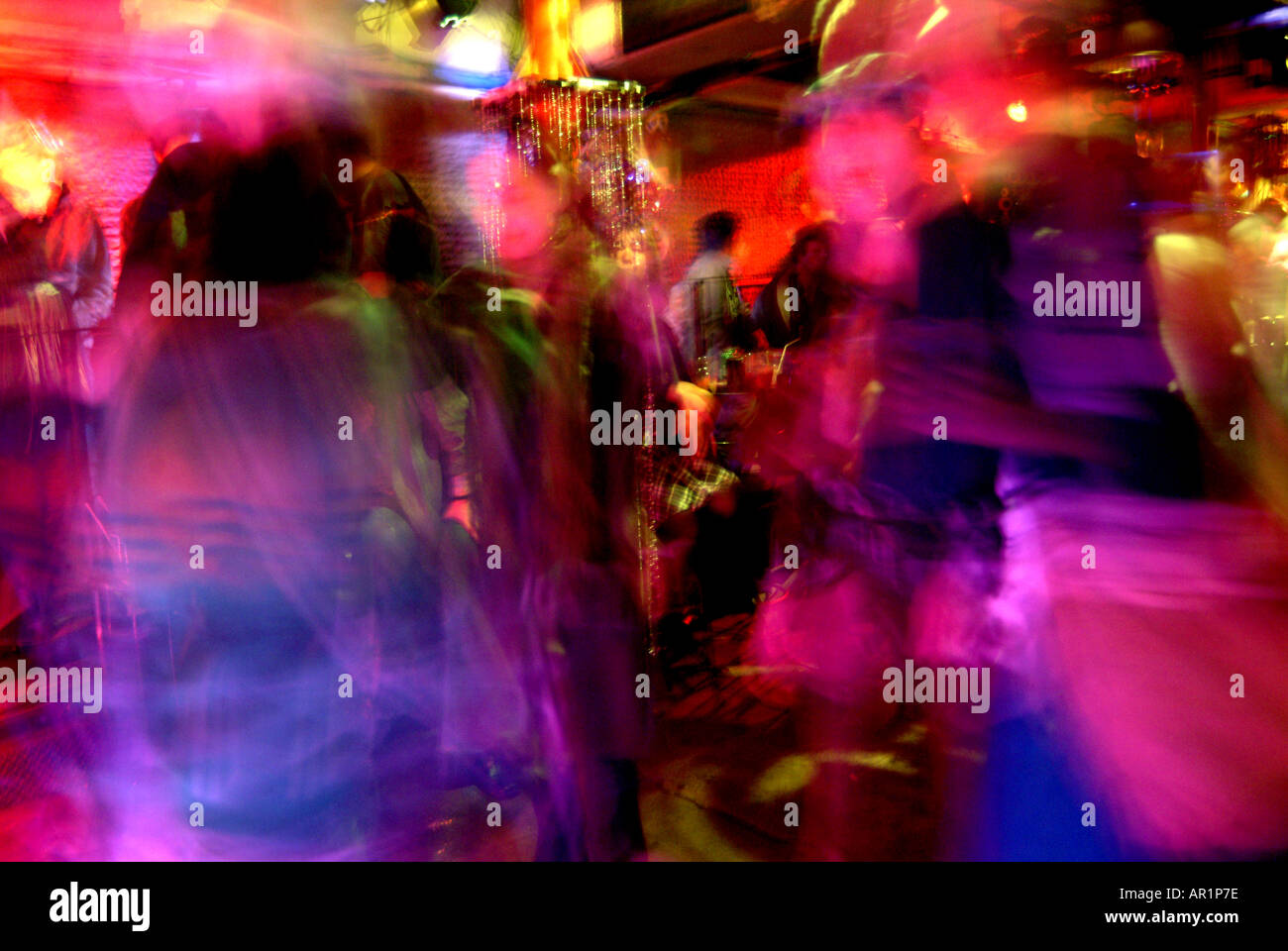 Disco dance audience metro kyoto japan rave hi-res stock photography ...