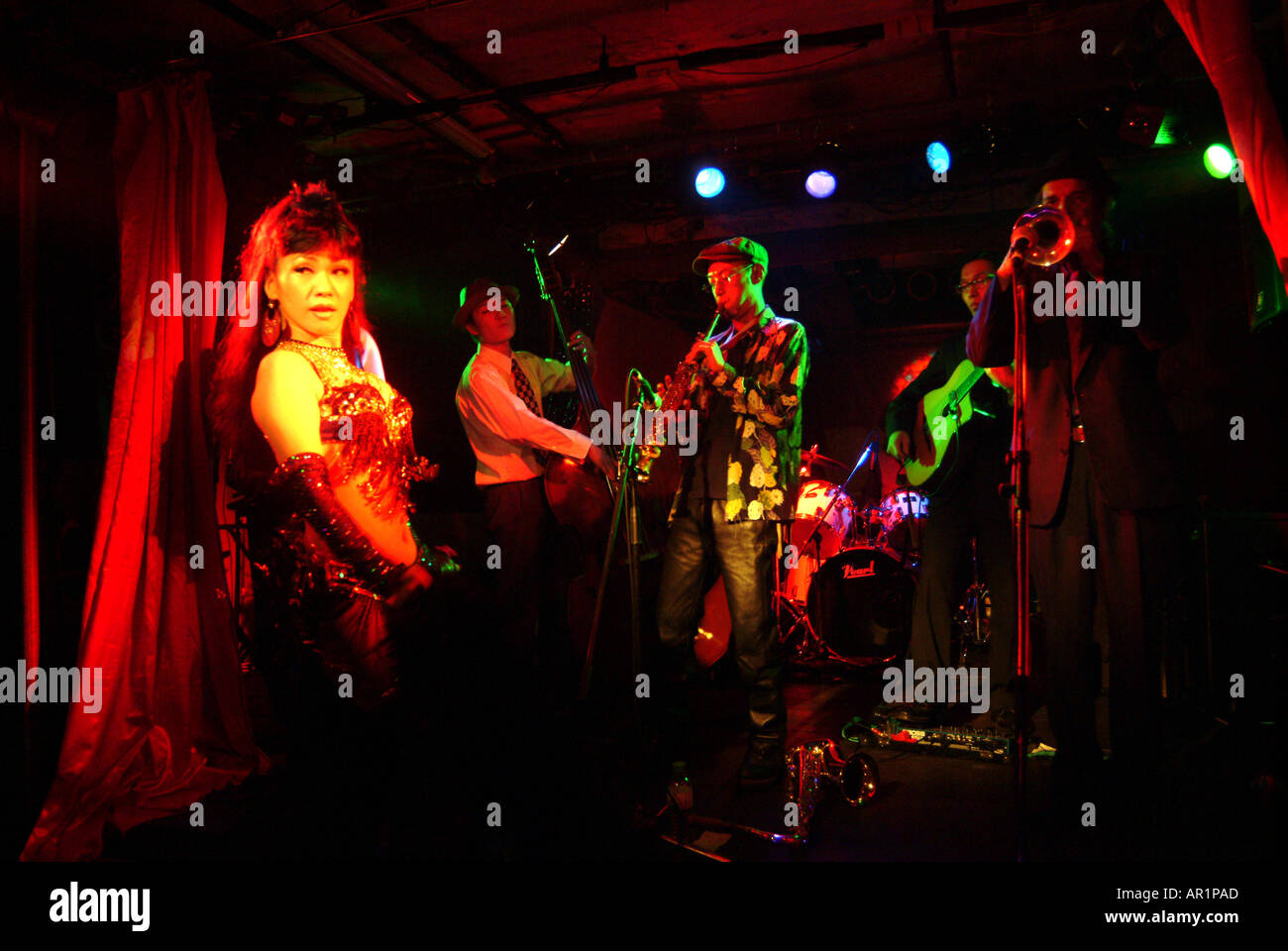 Bliki Circus with Yuma performing at Metro Kyoto Japan Stock Photo - Alamy