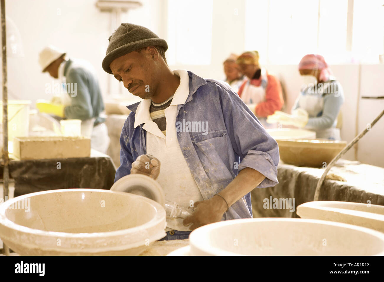 Sandstone product factory, Gauteng, South Africa Stock Photo - Alamy