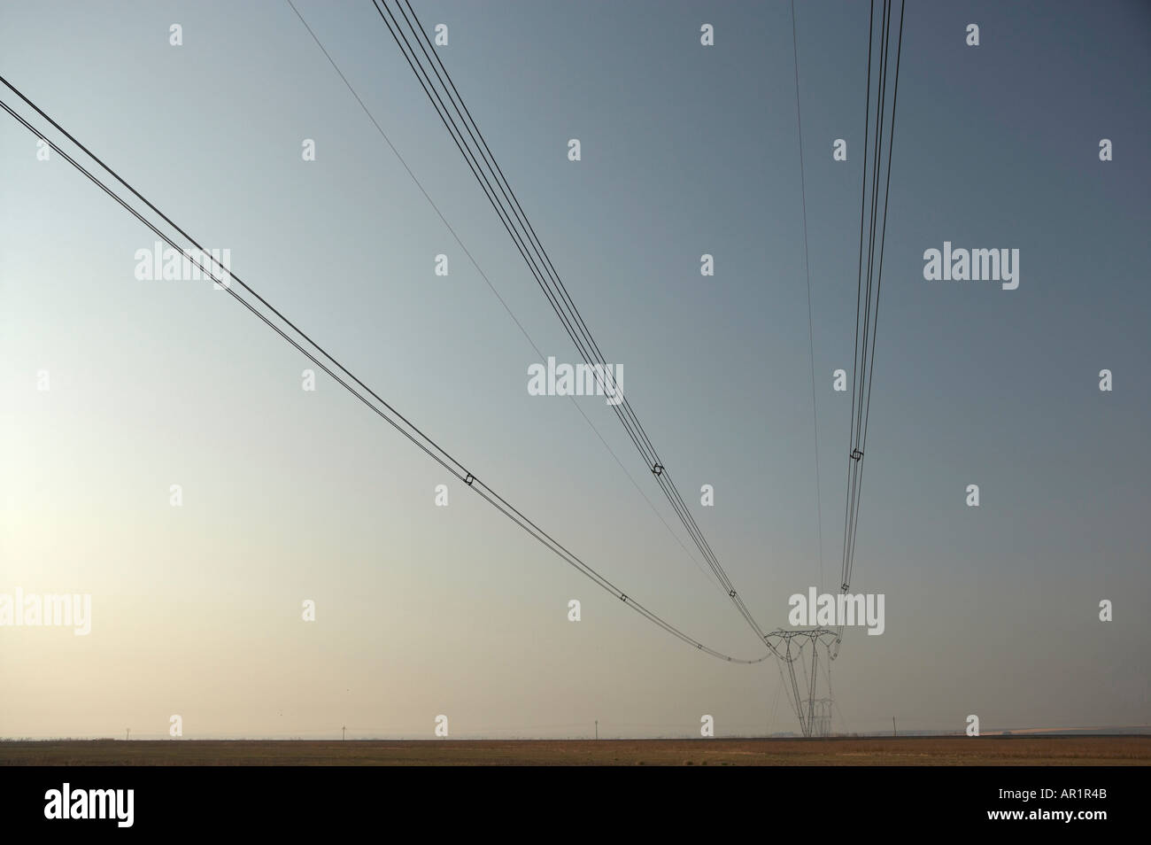 Powerlines, Electricity, South Africa Stock Photo - Alamy